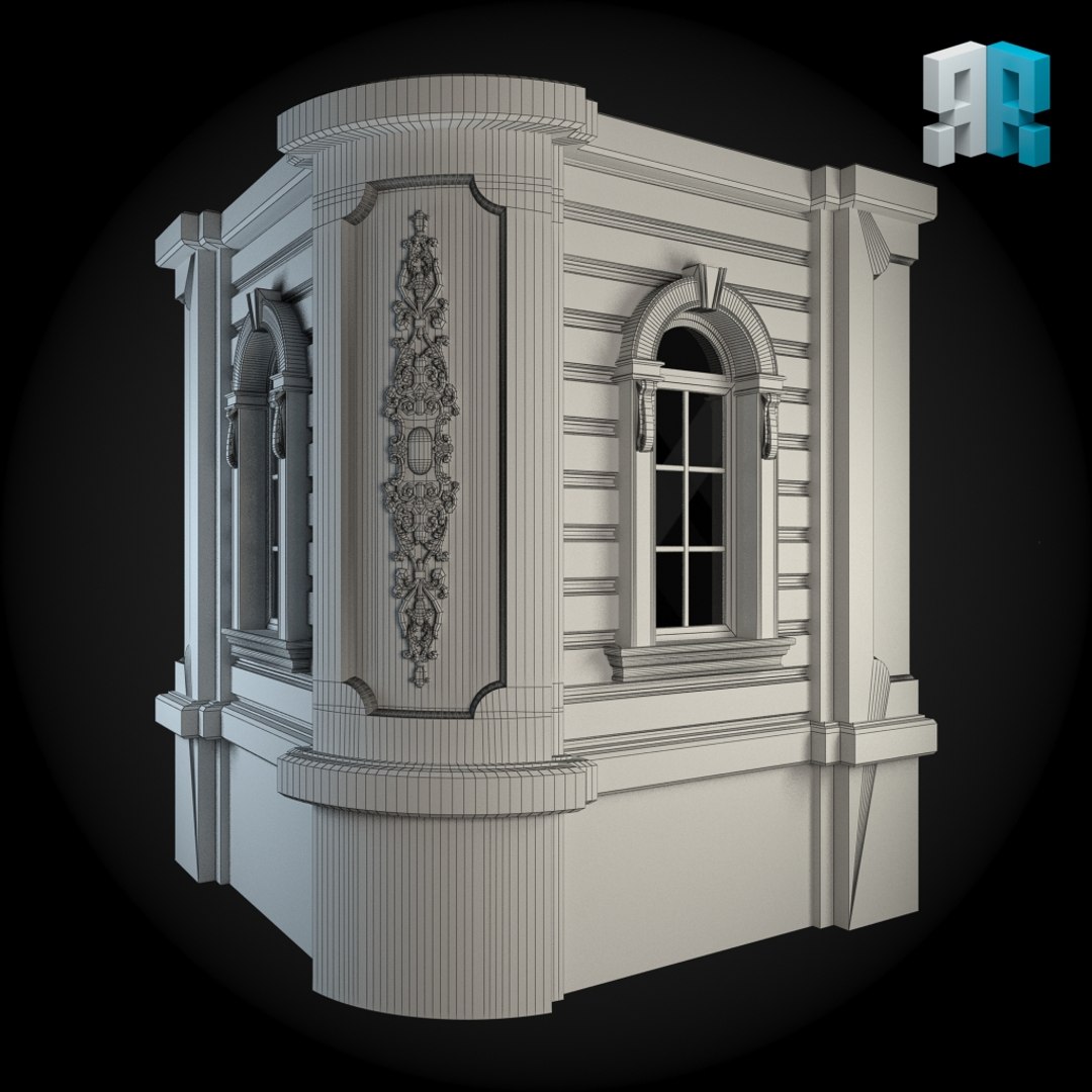 3d model architectural modules