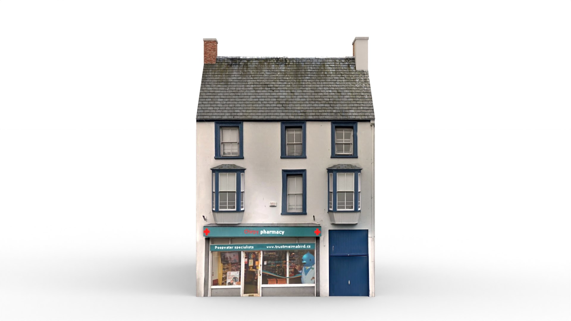Conwy Pharmacy Building Model - TurboSquid 2211370