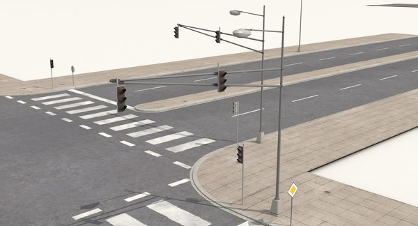 3d model streets roads highways collections