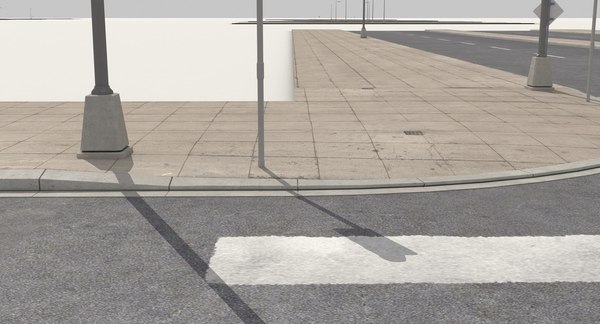 3d model streets roads highways collections