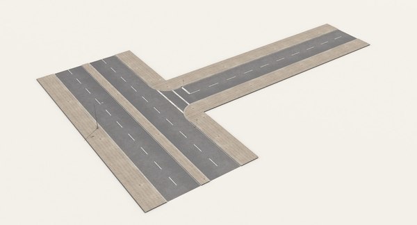 3d model streets roads highways collections