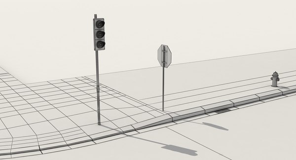3d model streets roads highways collections