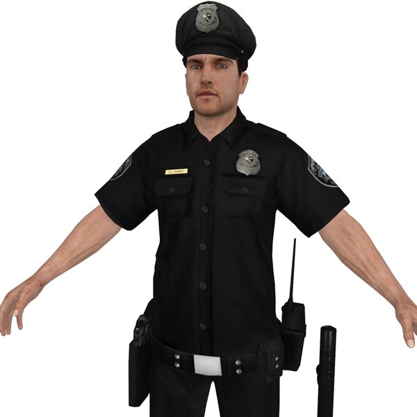 Emergency people pack police 3D - TurboSquid 1250379