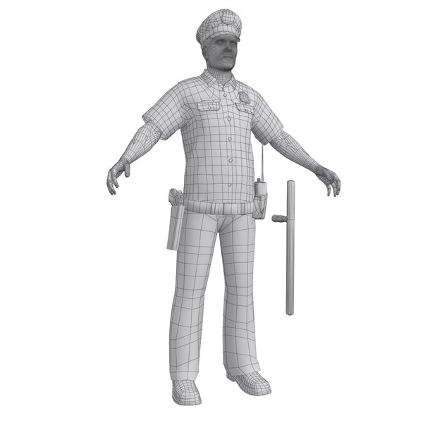 Emergency people pack police 3D - TurboSquid 1250379