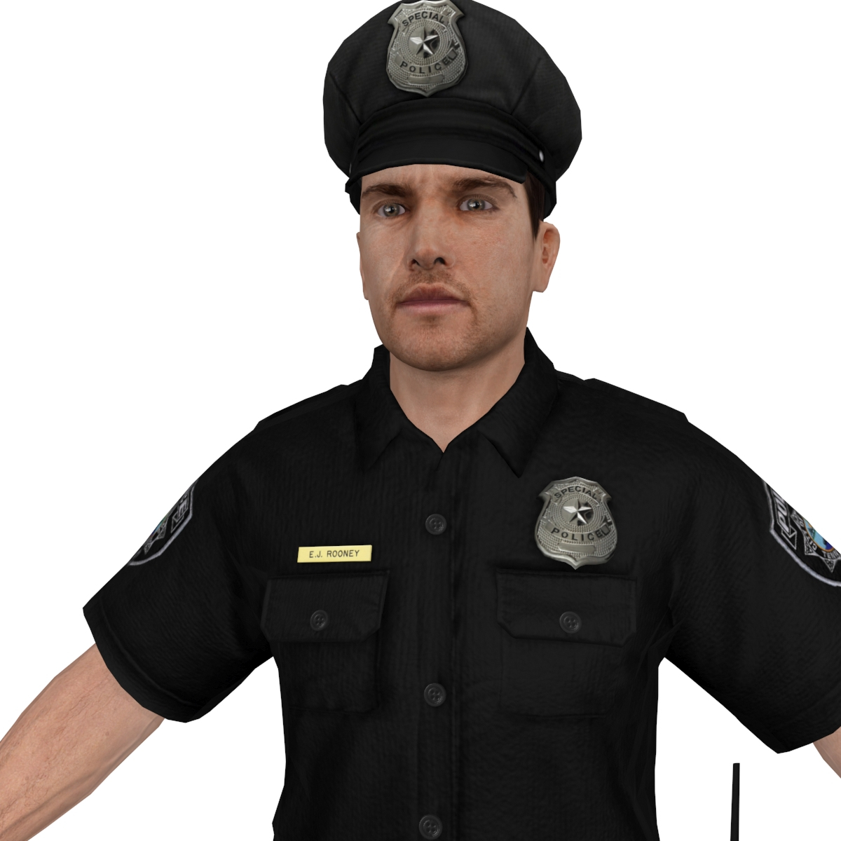Emergency people pack police 3D - TurboSquid 1250379