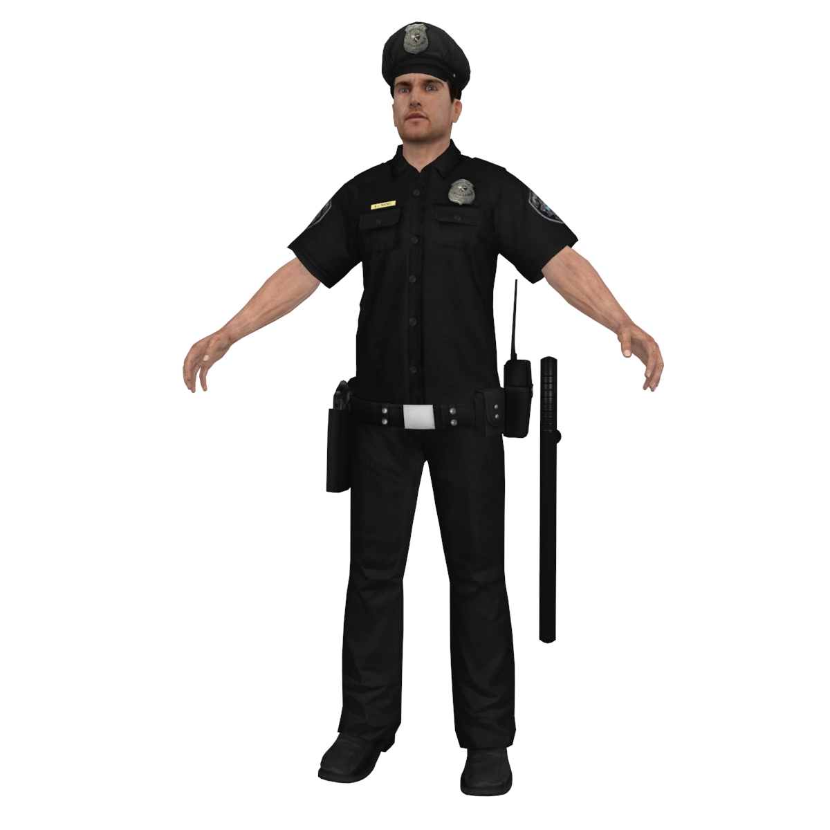 Emergency people pack police 3D - TurboSquid 1250379