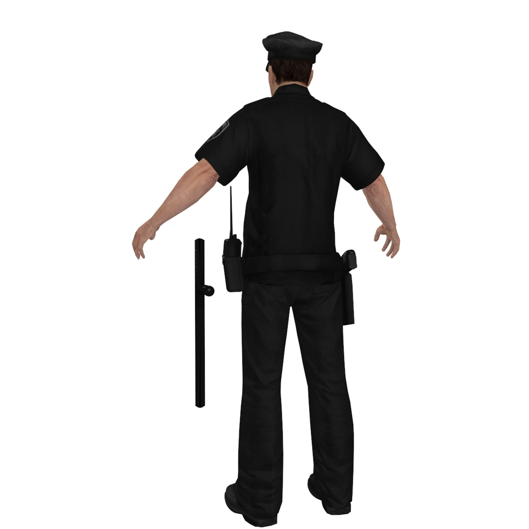 Emergency people pack police 3D - TurboSquid 1250379