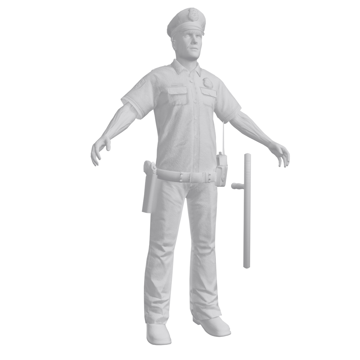Emergency people pack police 3D - TurboSquid 1250379