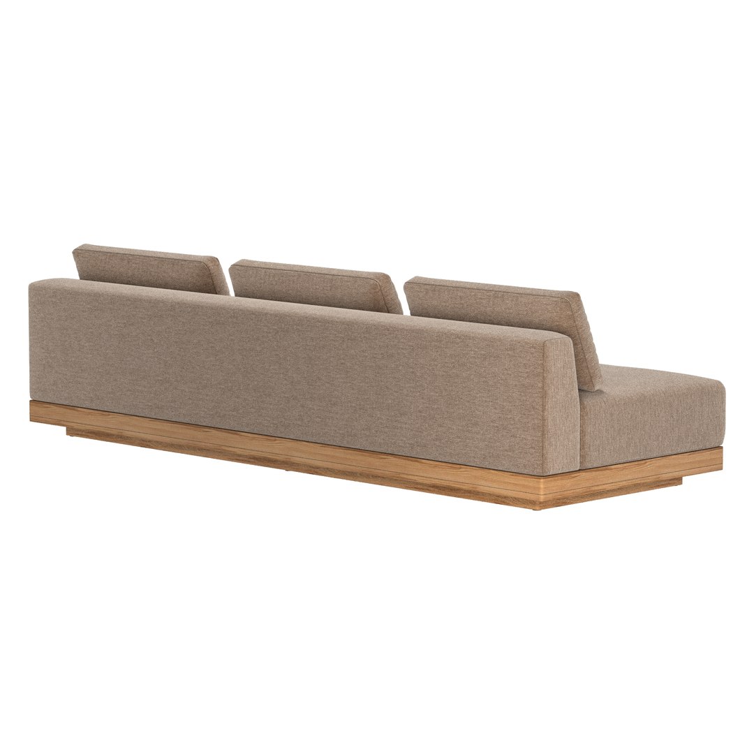 SANTOS TEAK MODULAR SOFA 3D - TurboSquid 2059413