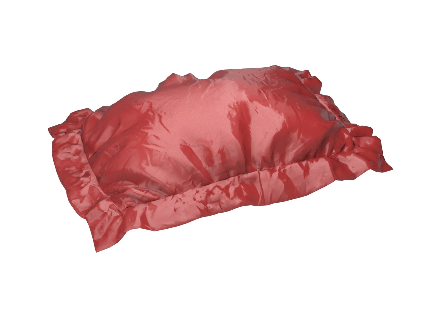 4 HQ Crumpled Pillows Model - TurboSquid 1866354