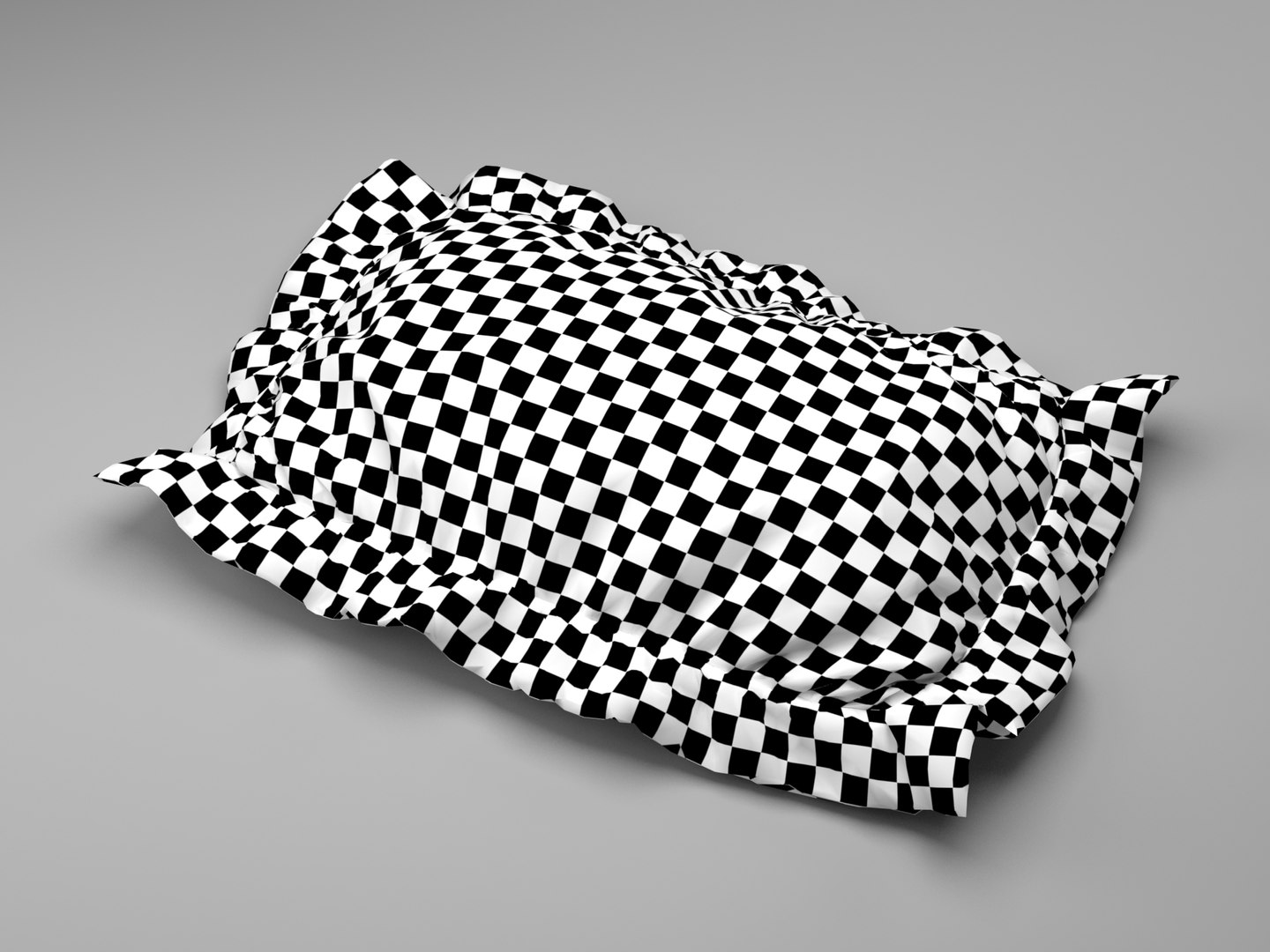 4 HQ Crumpled Pillows Model - TurboSquid 1866354