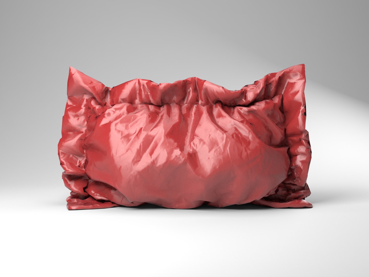 4 HQ crumpled pillows model - TurboSquid 1866354