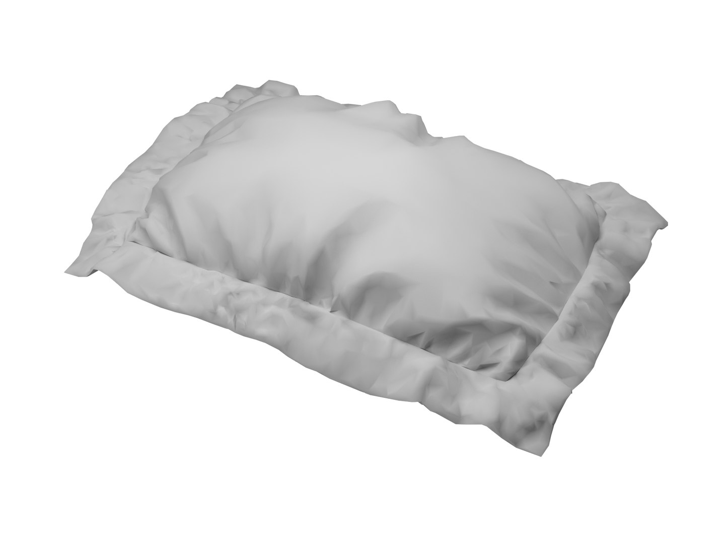 4 HQ Crumpled Pillows Model - TurboSquid 1866354