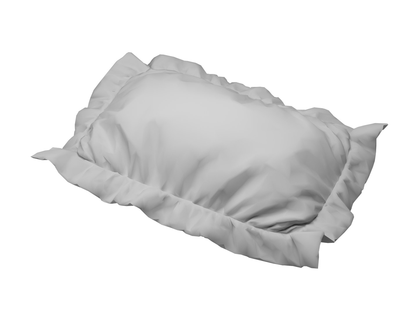 4 HQ Crumpled Pillows Model - TurboSquid 1866354