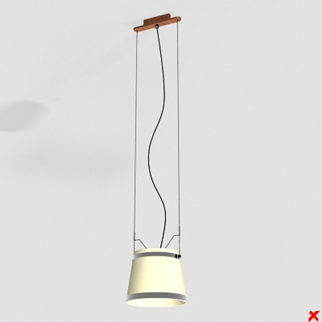 3d Model Of Lamp Hanging