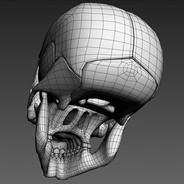 skull 3d max