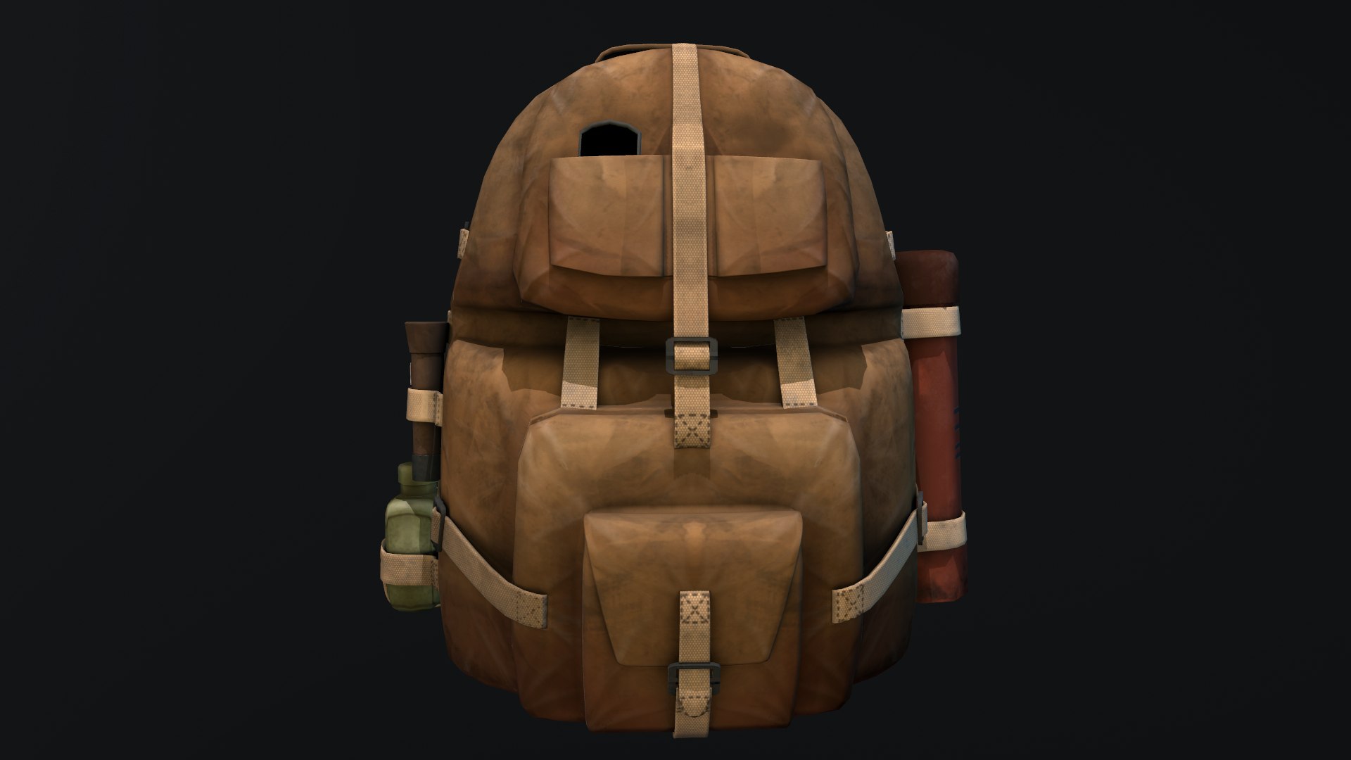 3D Model Tourist Backpack - TurboSquid 1902160