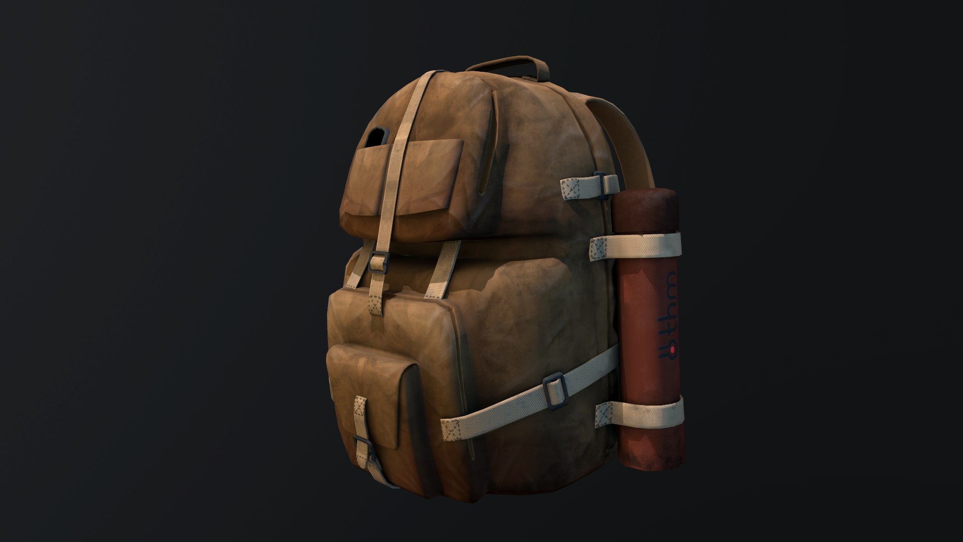 3D Model Tourist Backpack - TurboSquid 1902160