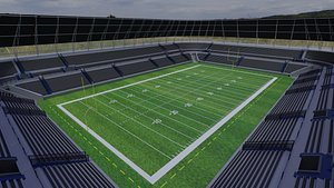 American Football Stadium Blender Models for Download | TurboSquid