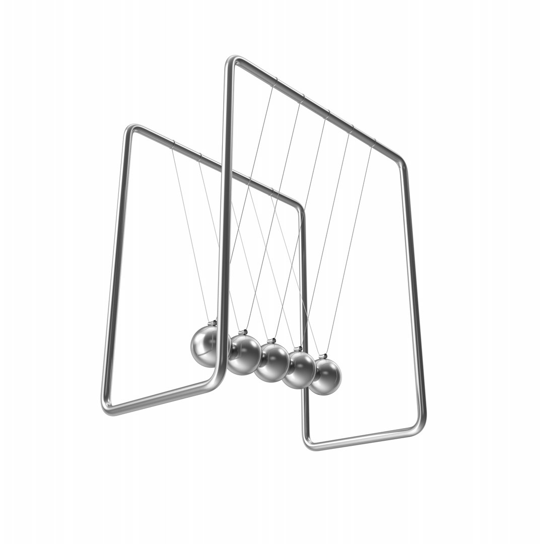 Newton Cradle 3D - TurboSquid 2088321
