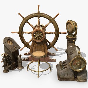 Download Free & Premium Boat Steering Wheel 3D Models | TurboSquid