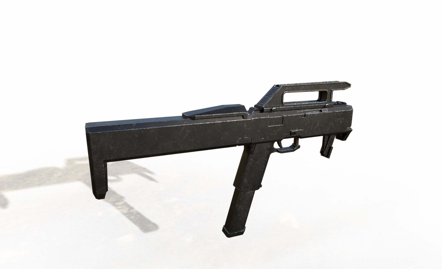 FMG - Submachine Gun Low-poly 3D Model 3D - TurboSquid 1845288