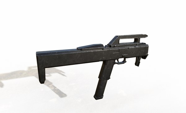 FMG - Submachine Gun Low-poly 3D model 3D - TurboSquid 1845288