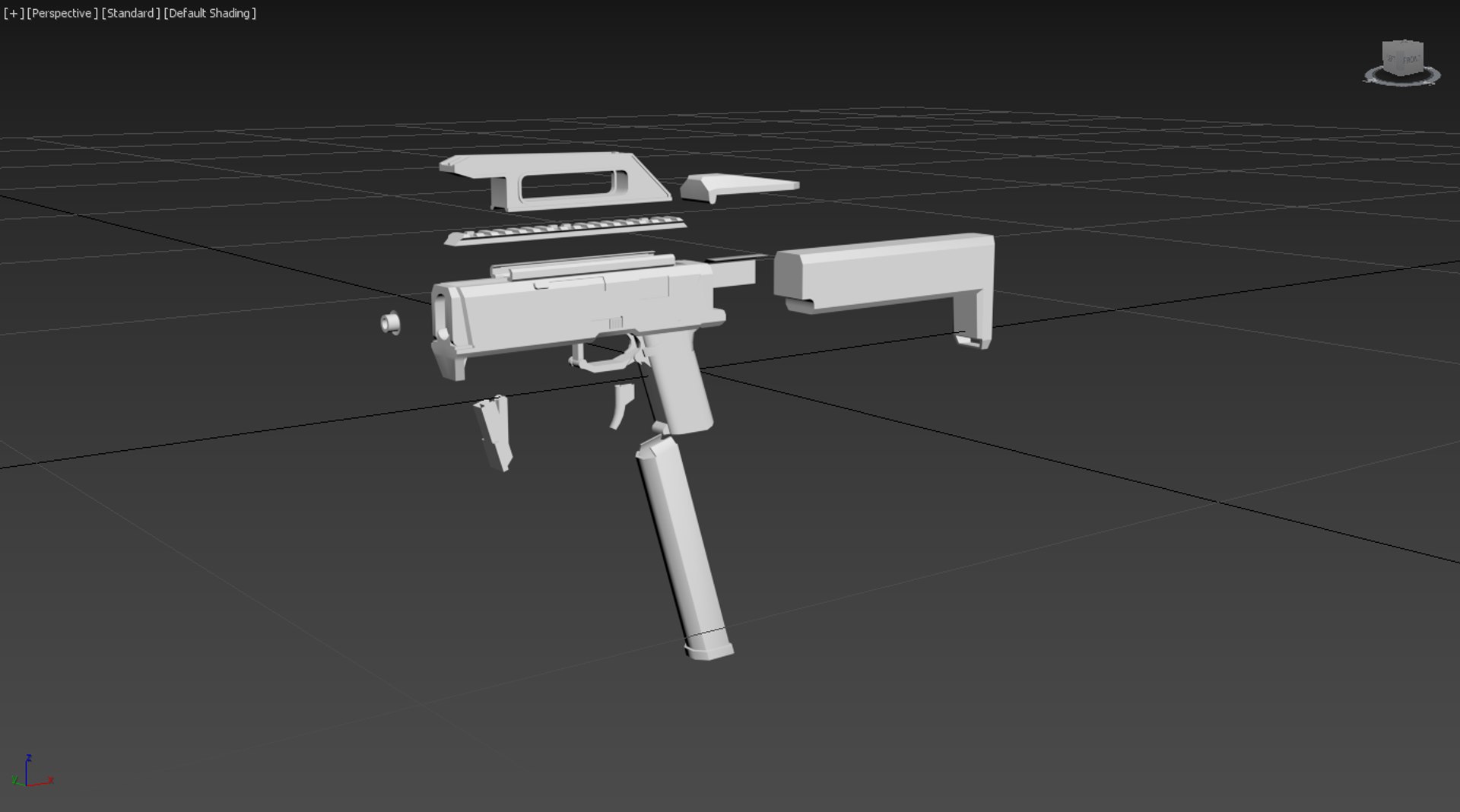 FMG - Submachine Gun Low-poly 3D Model 3D - TurboSquid 1845288