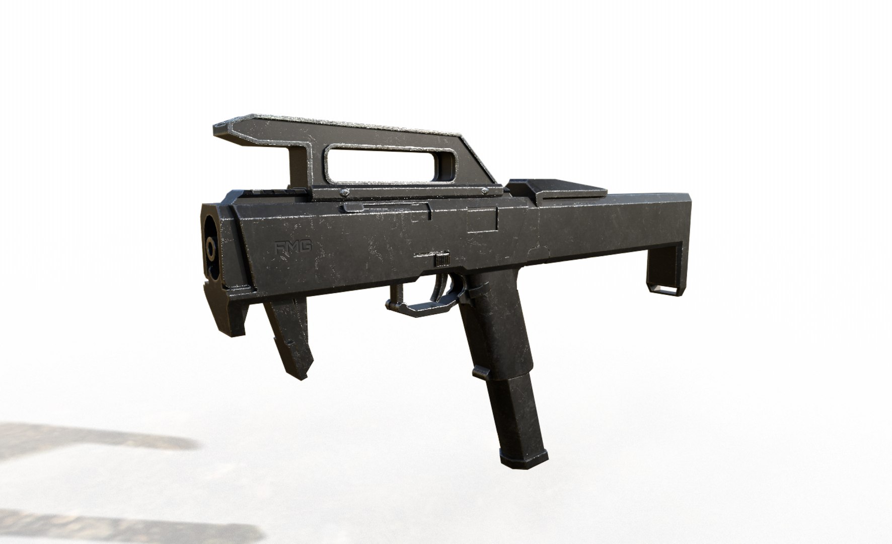 FMG - Submachine Gun Low-poly 3D Model 3D - TurboSquid 1845288