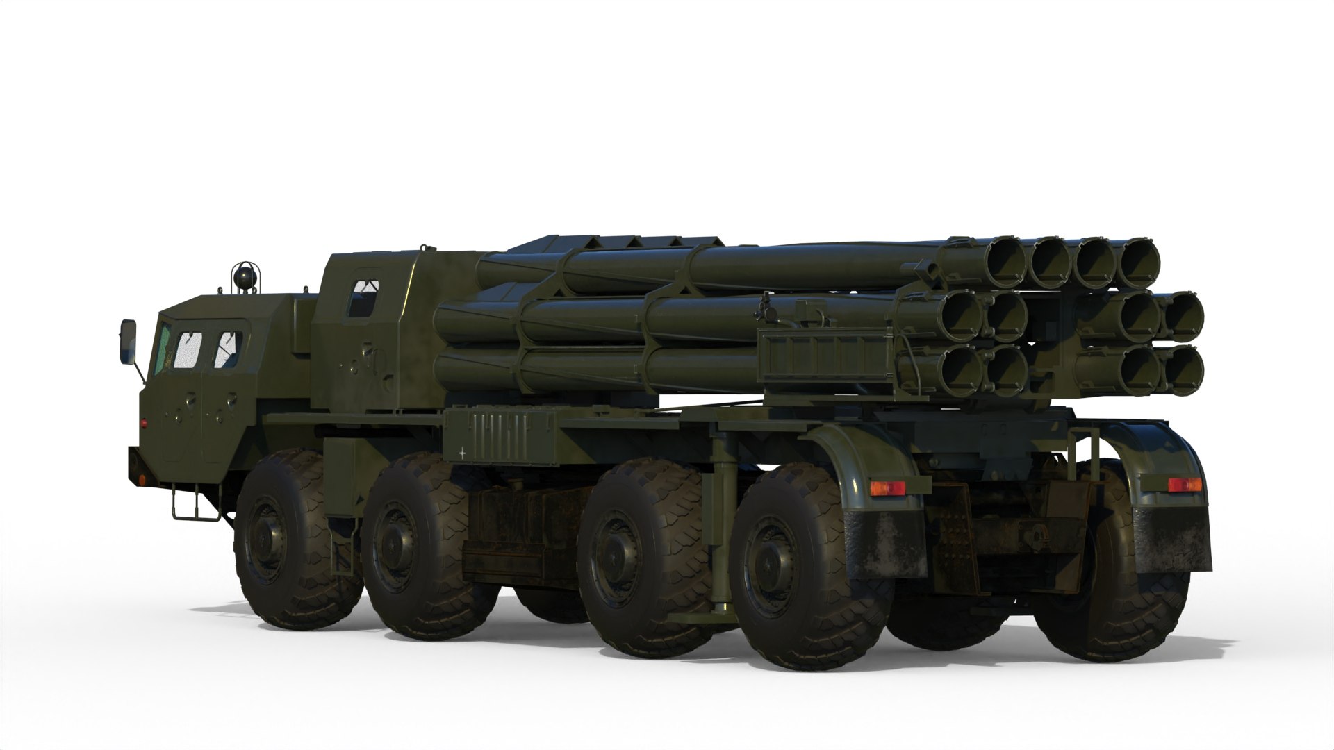 3D BM-30 Smerch 9A52 Tornado-S 9A54 Model - TurboSquid 2181344