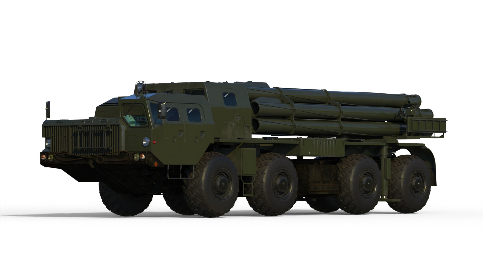 3D BM-30 Smerch 9A52 Tornado-S 9A54 Model - TurboSquid 2181344