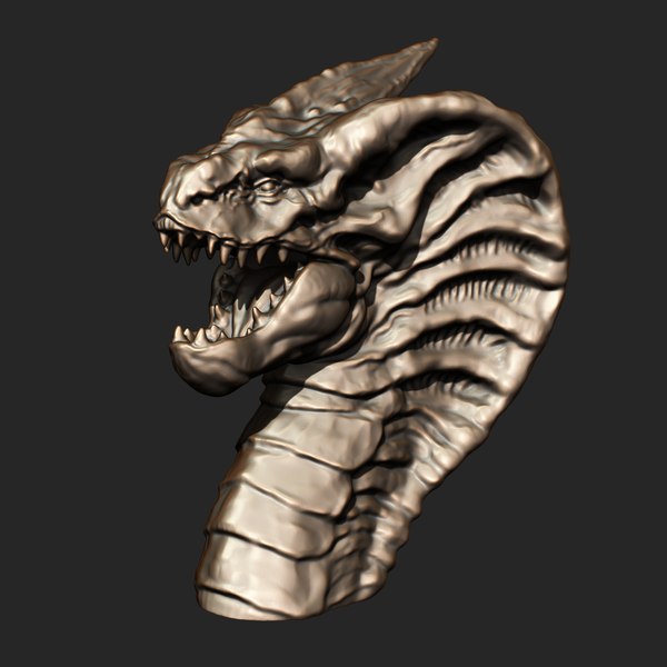 3d model dragon head printing