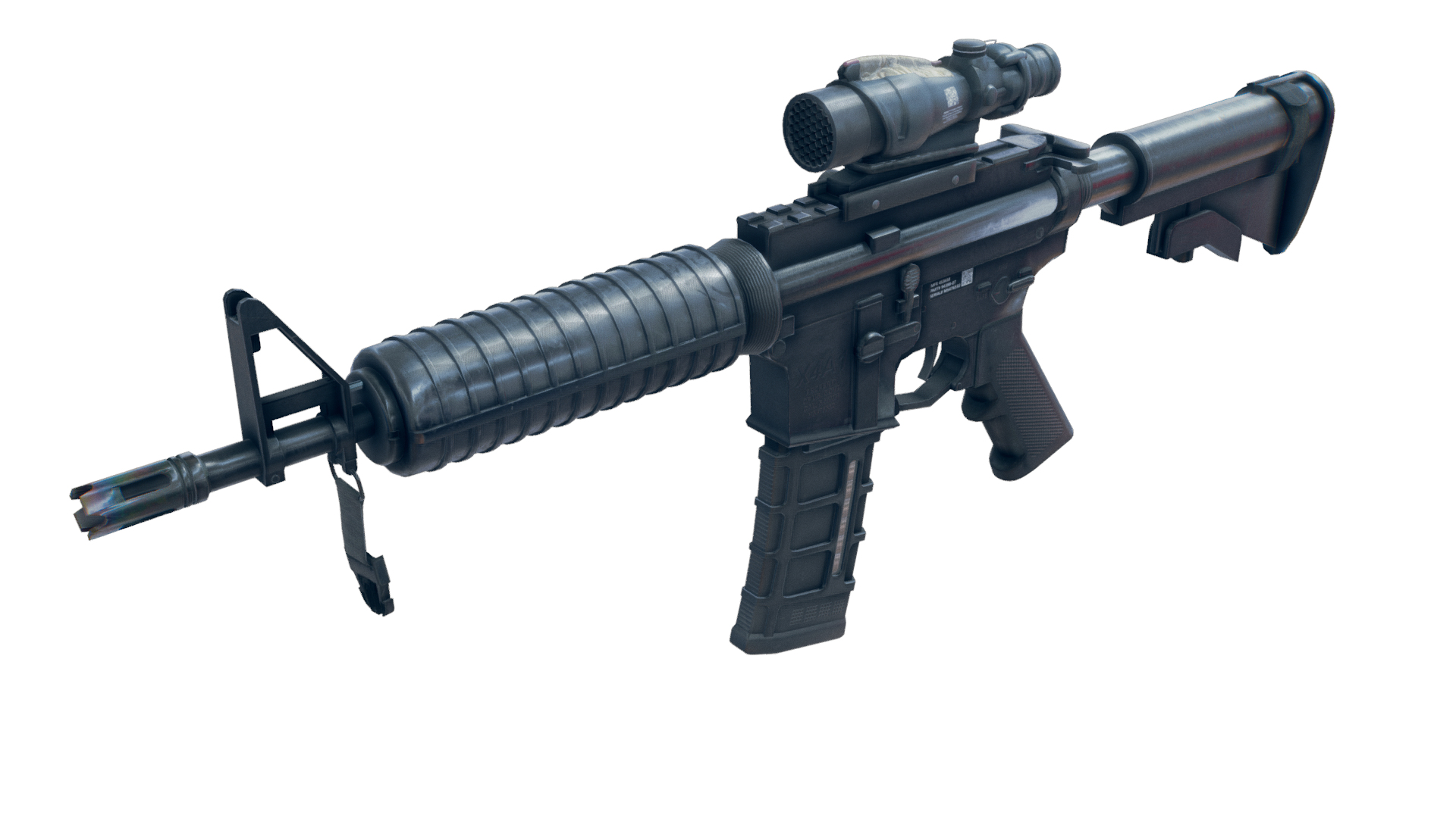 modelo 3d Rifle estilo AR-15 gratis - TurboSquid 2095949