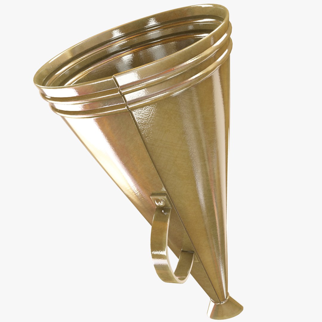 Retro captain megaphone 3D model - TurboSquid 1217306