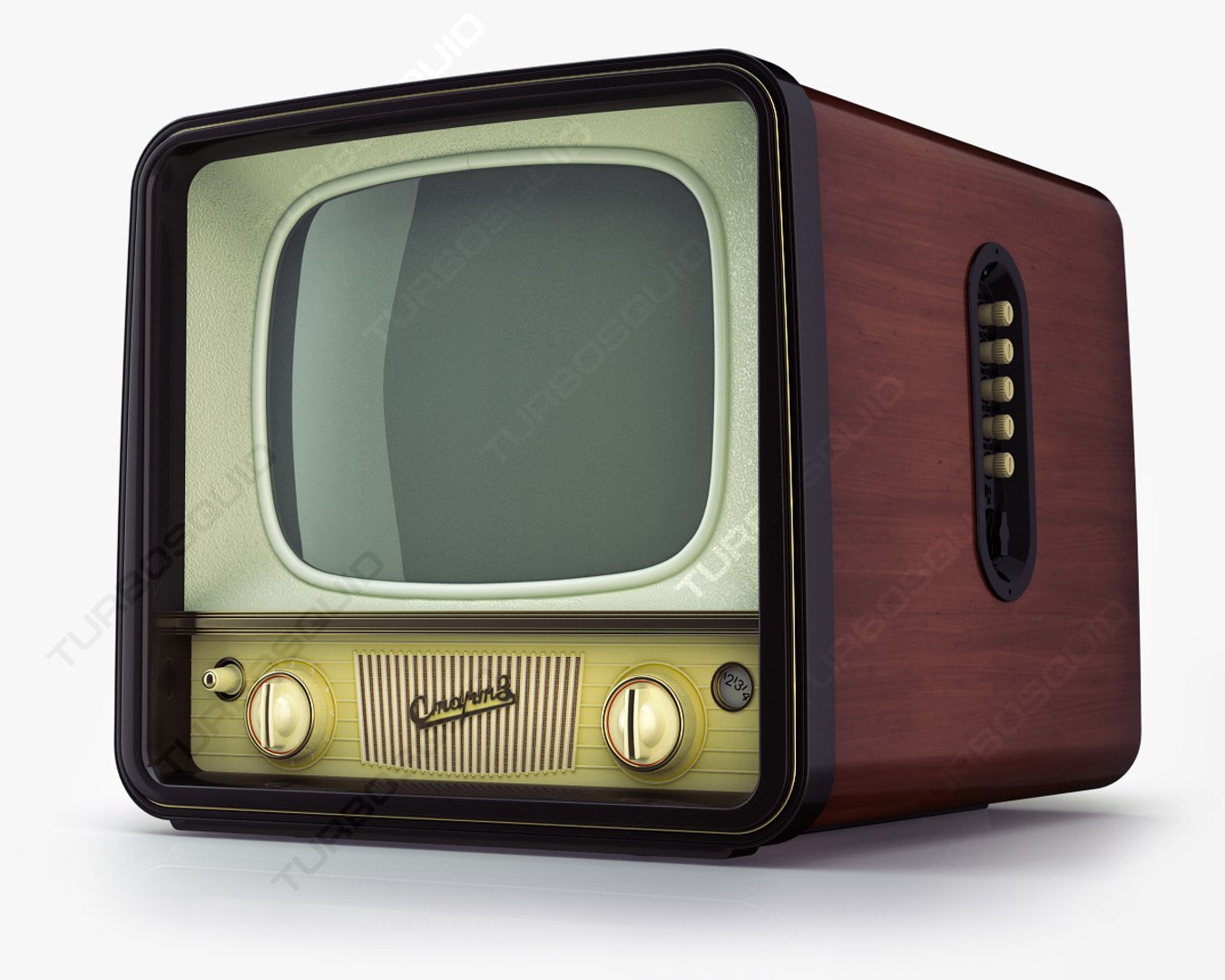 Vintage Tv Start- D Model