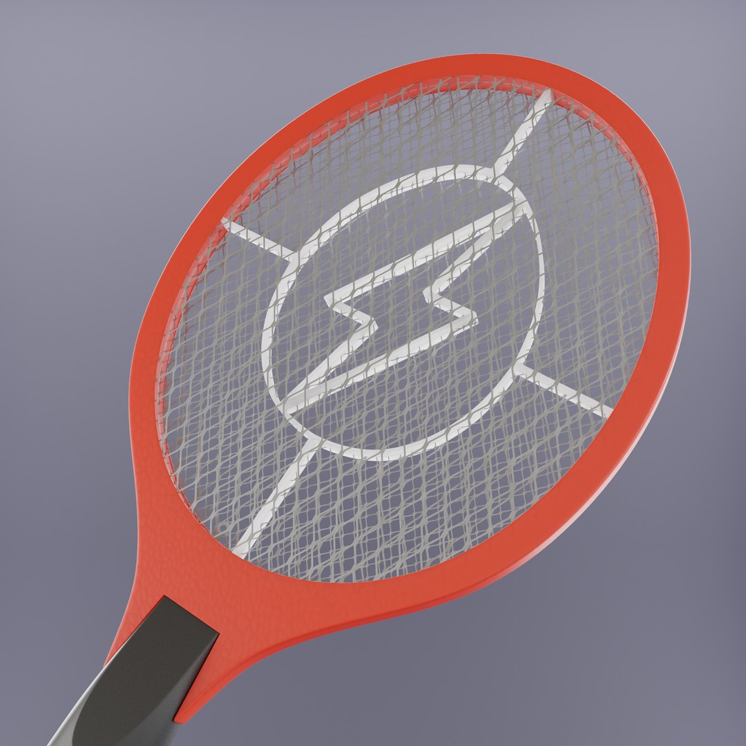 Mosquito Racket 3D Model - TurboSquid 1921089