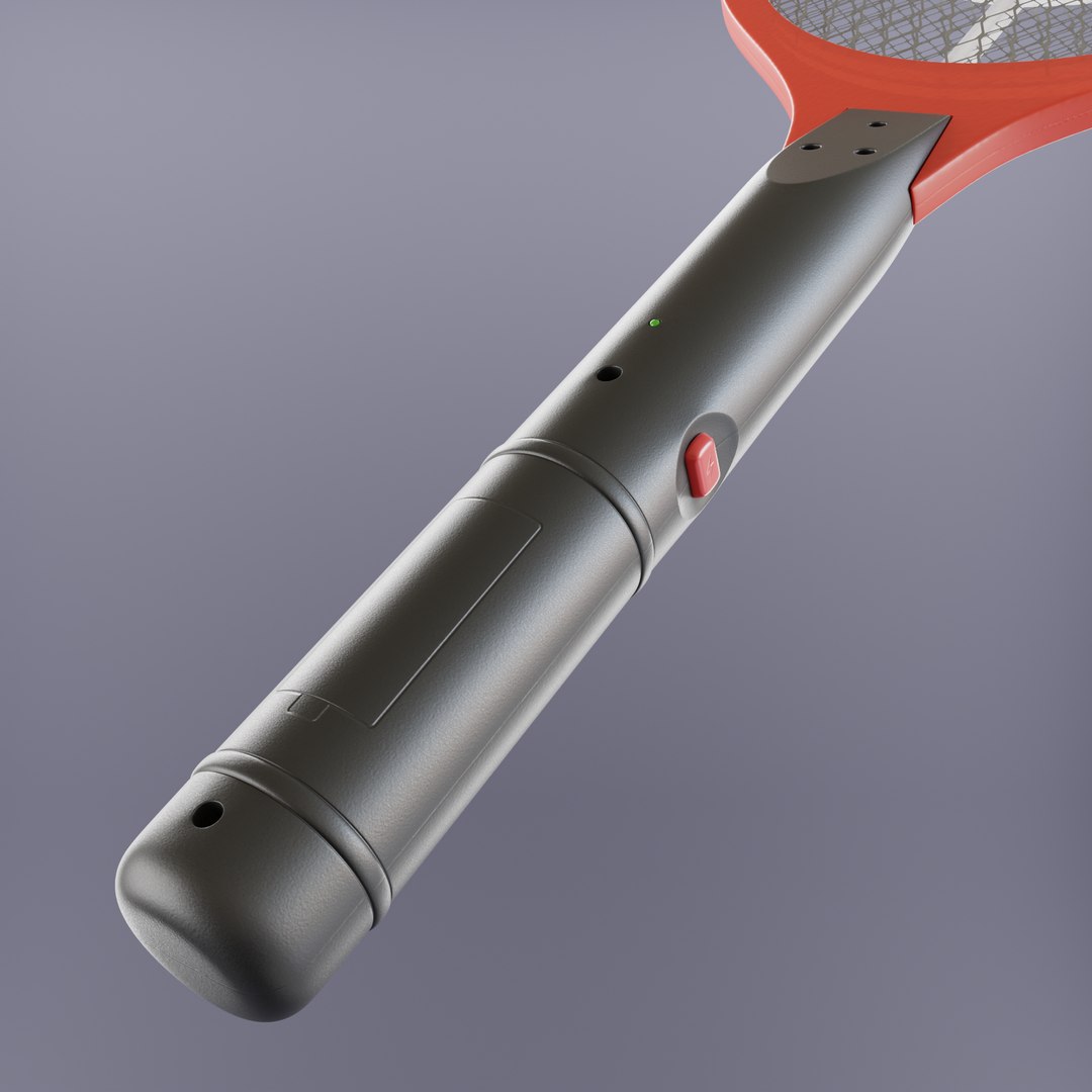 Mosquito Racket 3D Model - TurboSquid 1921089