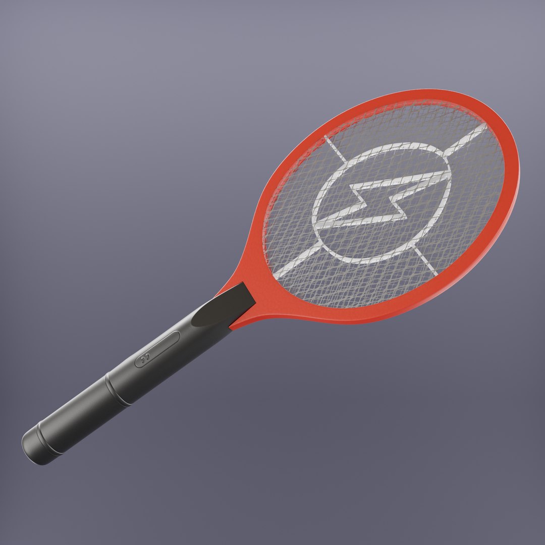 Mosquito Racket 3D Model - TurboSquid 1921089