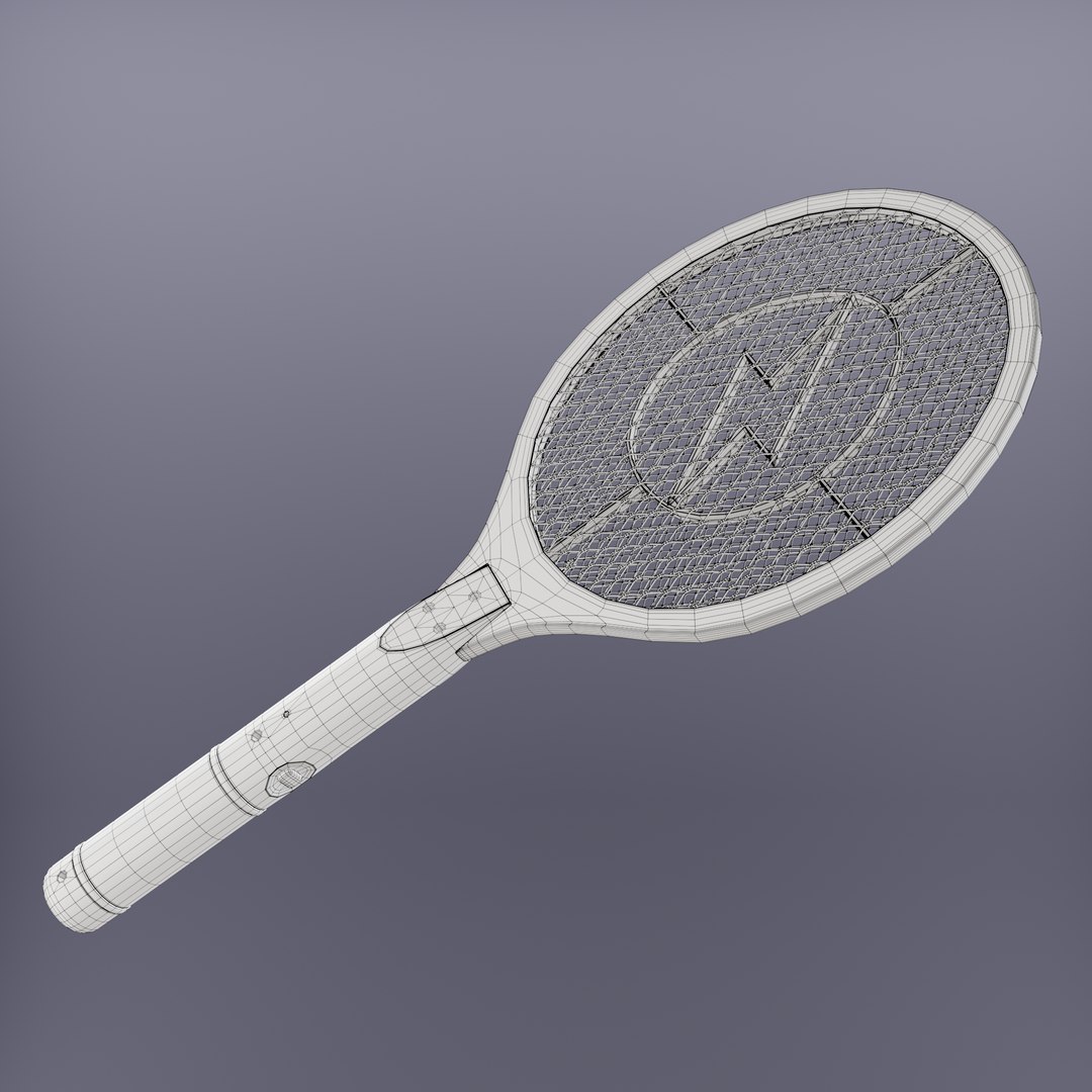 Mosquito Racket 3D Model - TurboSquid 1921089