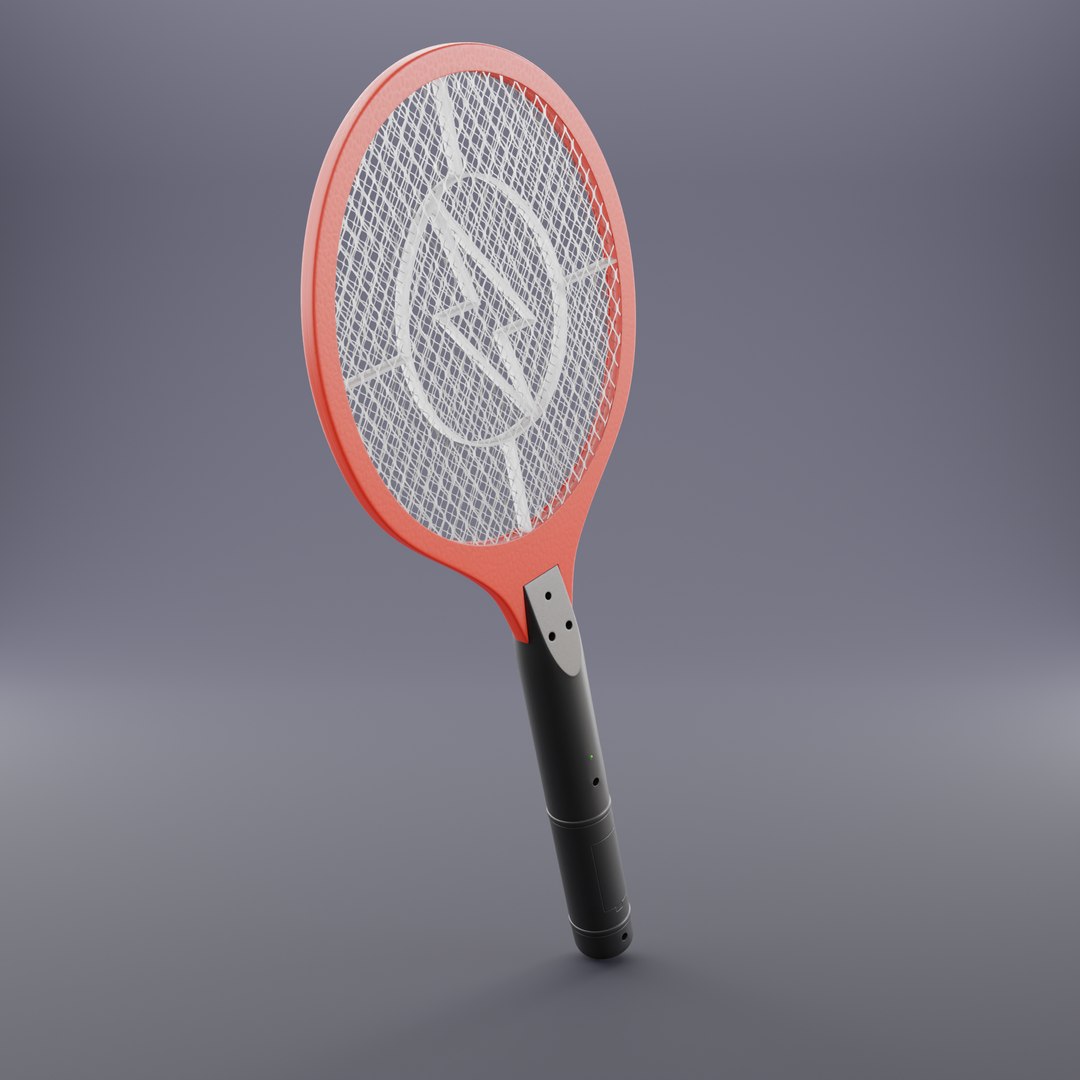Mosquito Racket 3D Model - TurboSquid 1921089