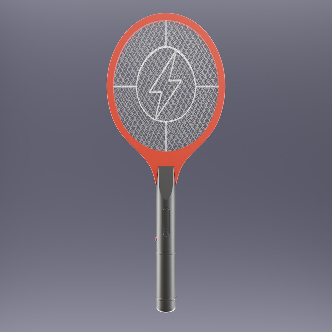 Mosquito Racket 3D Model - TurboSquid 1921089