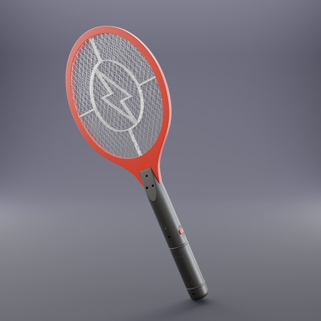 Mosquito Racket 3D Model - TurboSquid 1921089