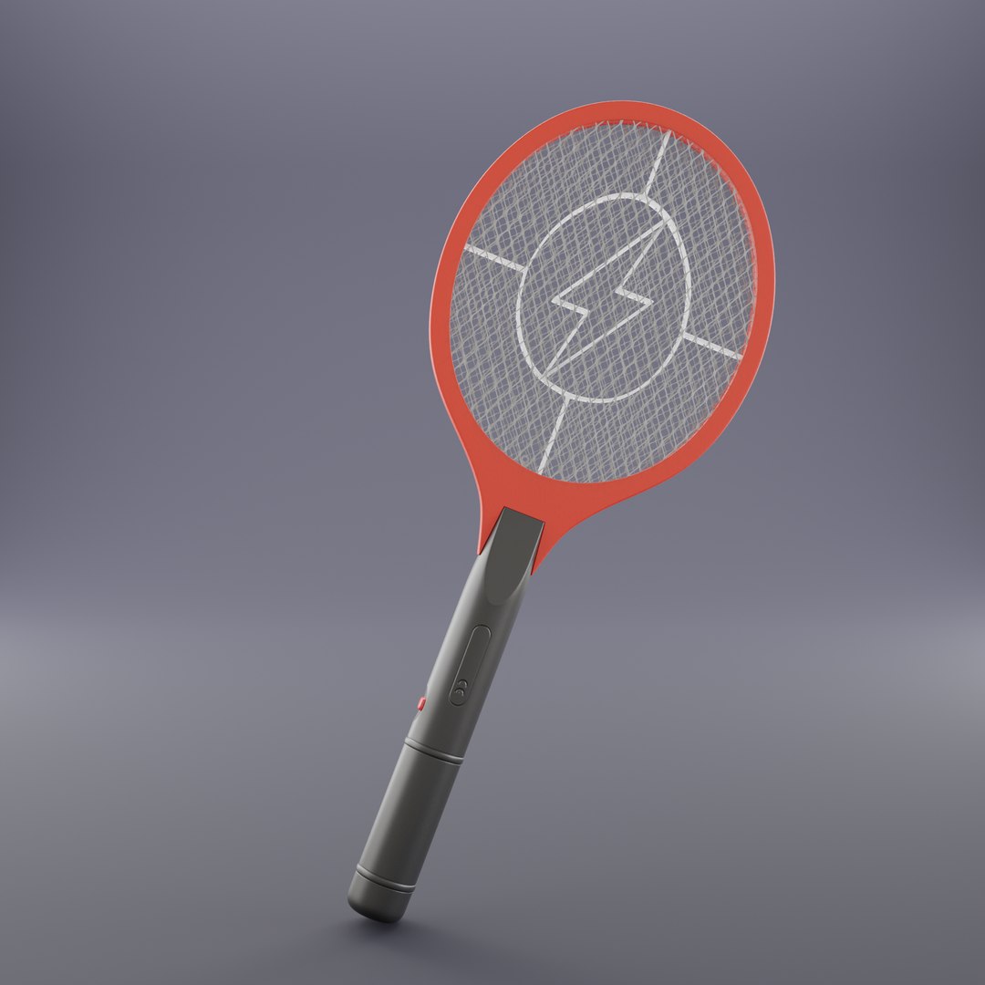 Mosquito Racket 3D Model - TurboSquid 1921089
