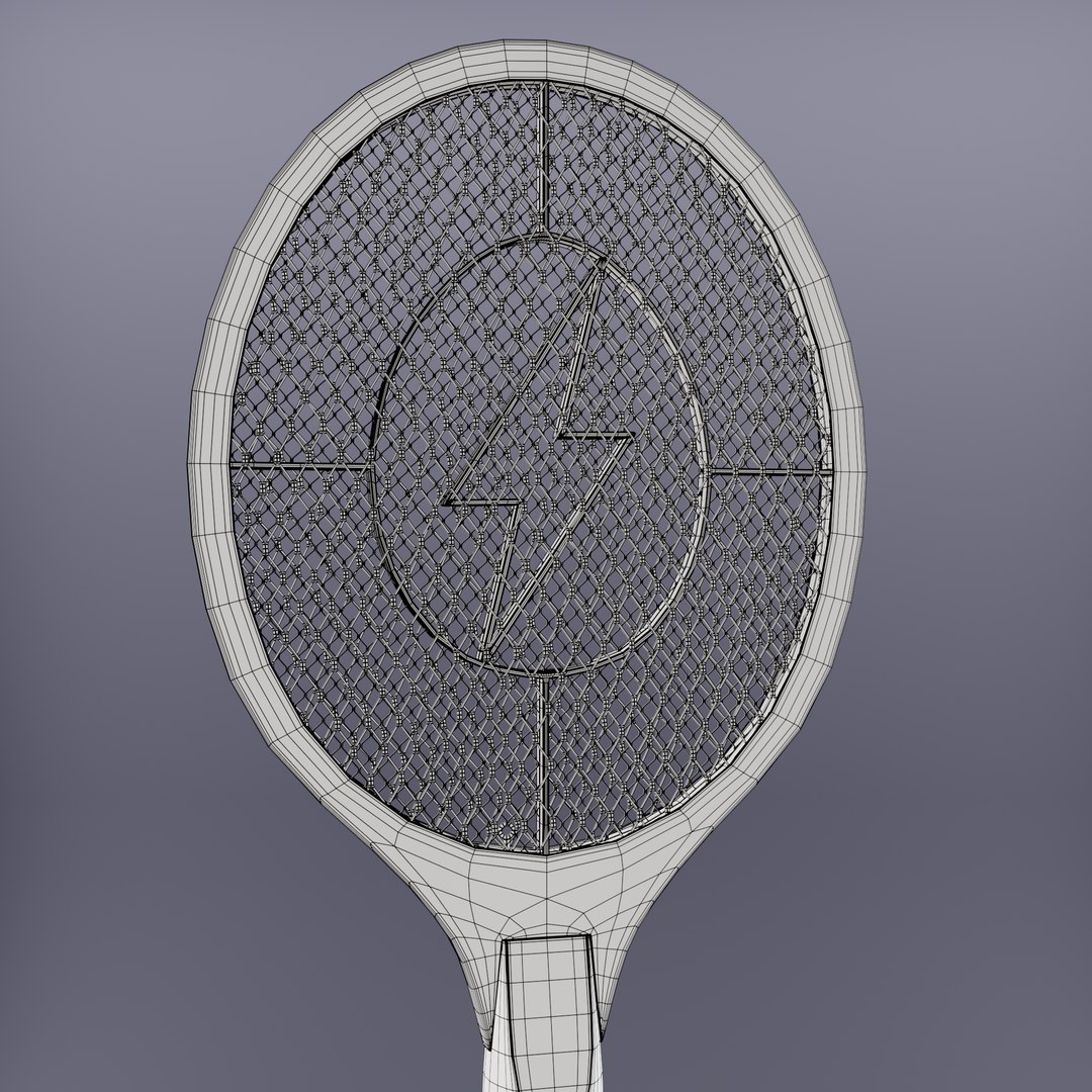 Mosquito Racket 3D Model - TurboSquid 1921089