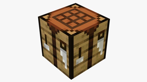 modelo 3d Mesa De Elaboración De Minecraft - TurboSquid 1826778