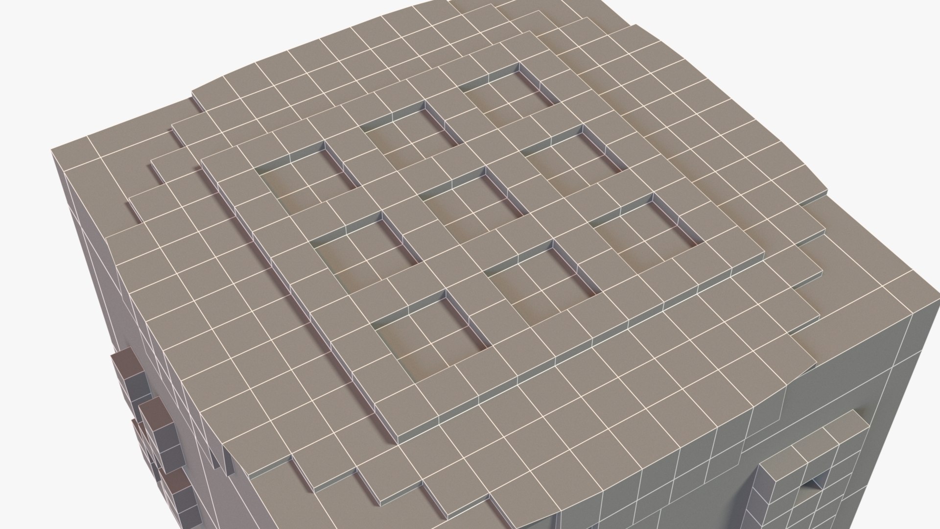 3D Minecraft Crafting Table - TurboSquid 1826778