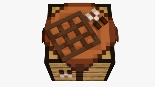 Modello 3D Tavolo da lavoro Minecraft - TurboSquid 1826778