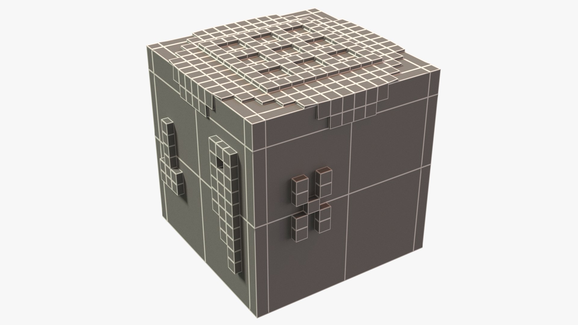 3D Minecraft Crafting Table - TurboSquid 1826778