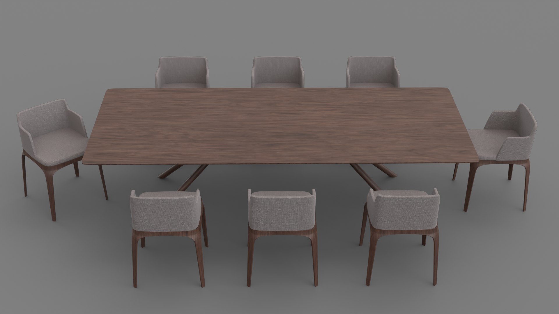 Dining Room Table And Chair Collection PBR 3D - TurboSquid 1930829