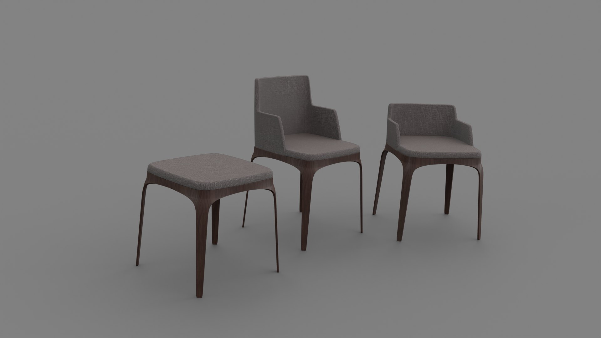 Dining Room Table And Chair Collection PBR 3D - TurboSquid 1930829